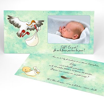 Faire-part de Naissance Risette | Echantillon offert